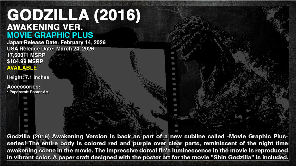 Godzilla 2016 Awakening Version -Movie Graphic Plus-